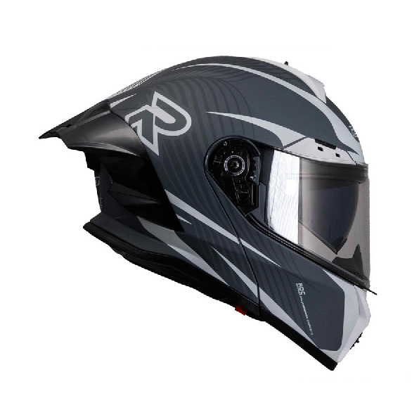 Ryzen Helmet Modular ZX-400V Spectra Matte Full Gray – Leks Motogears