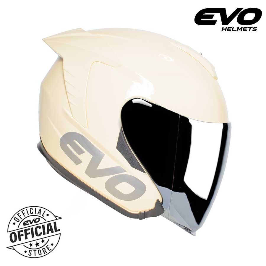 Evo Helmet Half Face RX-5 Mono Biege – Leks Motogears