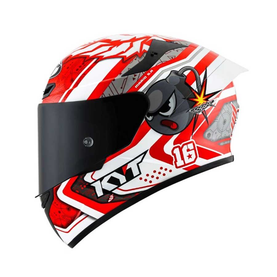 KYT Helmet Full Face TT-C Super Mario Replica – Leks Motogears