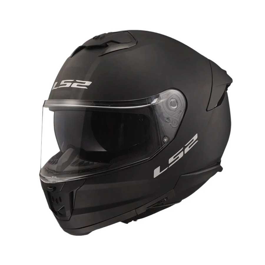 LS2 Helmet Full Face FF808 Stream 2 Mono Matte Black – Leks Motogears